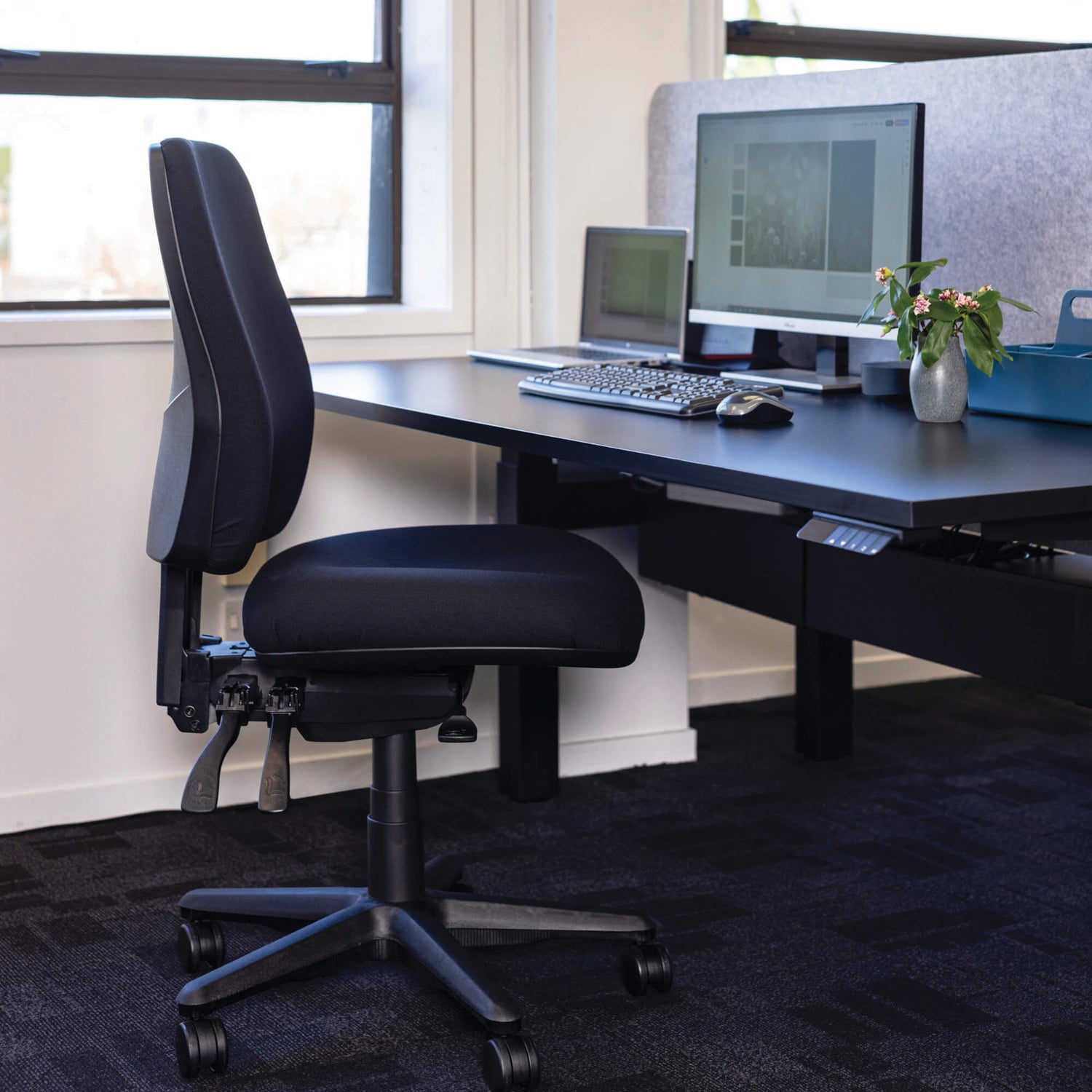 Buro Roma High Back 3-Lever Chair – Hurdleys Office Furniture