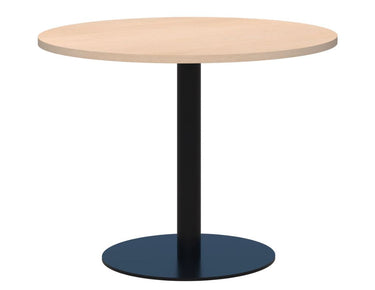 Accent Classic Round Meeting Table - Black Base – Hurdleys Office Furniture