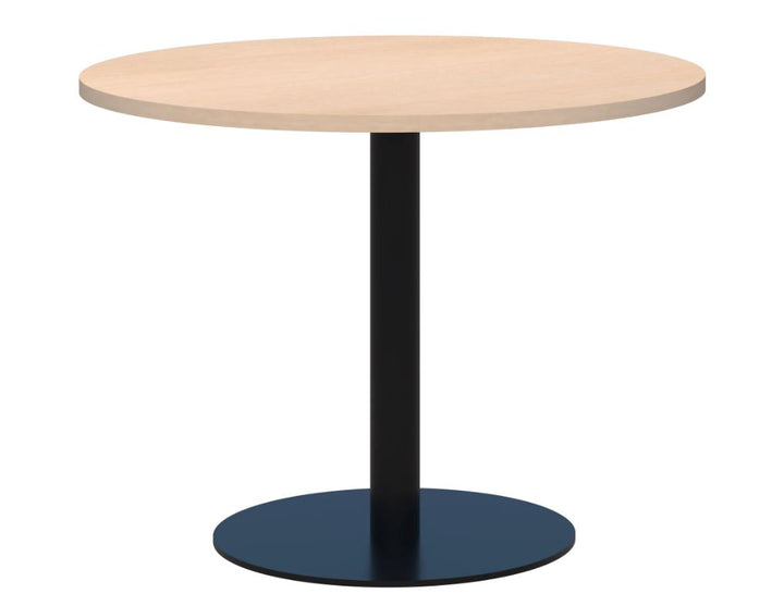 Accent Classic Round Meeting Table - Black Base – Hurdleys Office Furniture